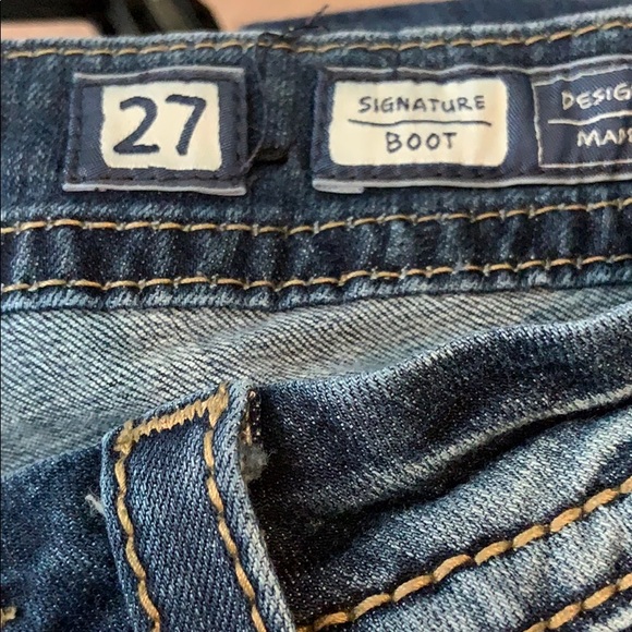 Miss Me | Jeans | Miss Me Signature Boot 2733 Dark Distressed Blue ...